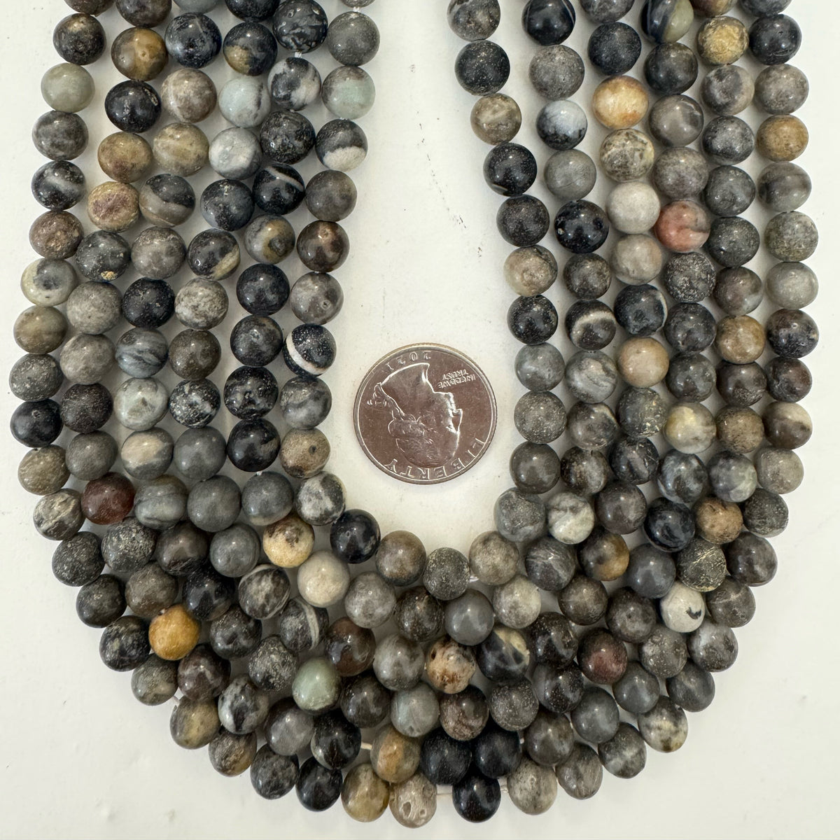 Gray Jasper – Chelsea's Beads LLC